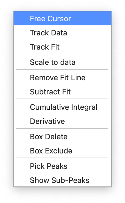 Context Menu – Software Utilities